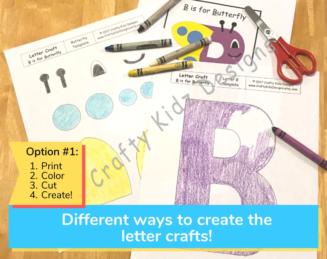ABC Letter Crafts for Kids, Uppercase Letters, Perfect Crafts for ...