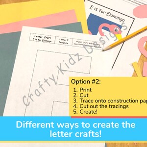 ABC Letter Crafts for Kids, Uppercase Letters, Perfect Crafts for ...