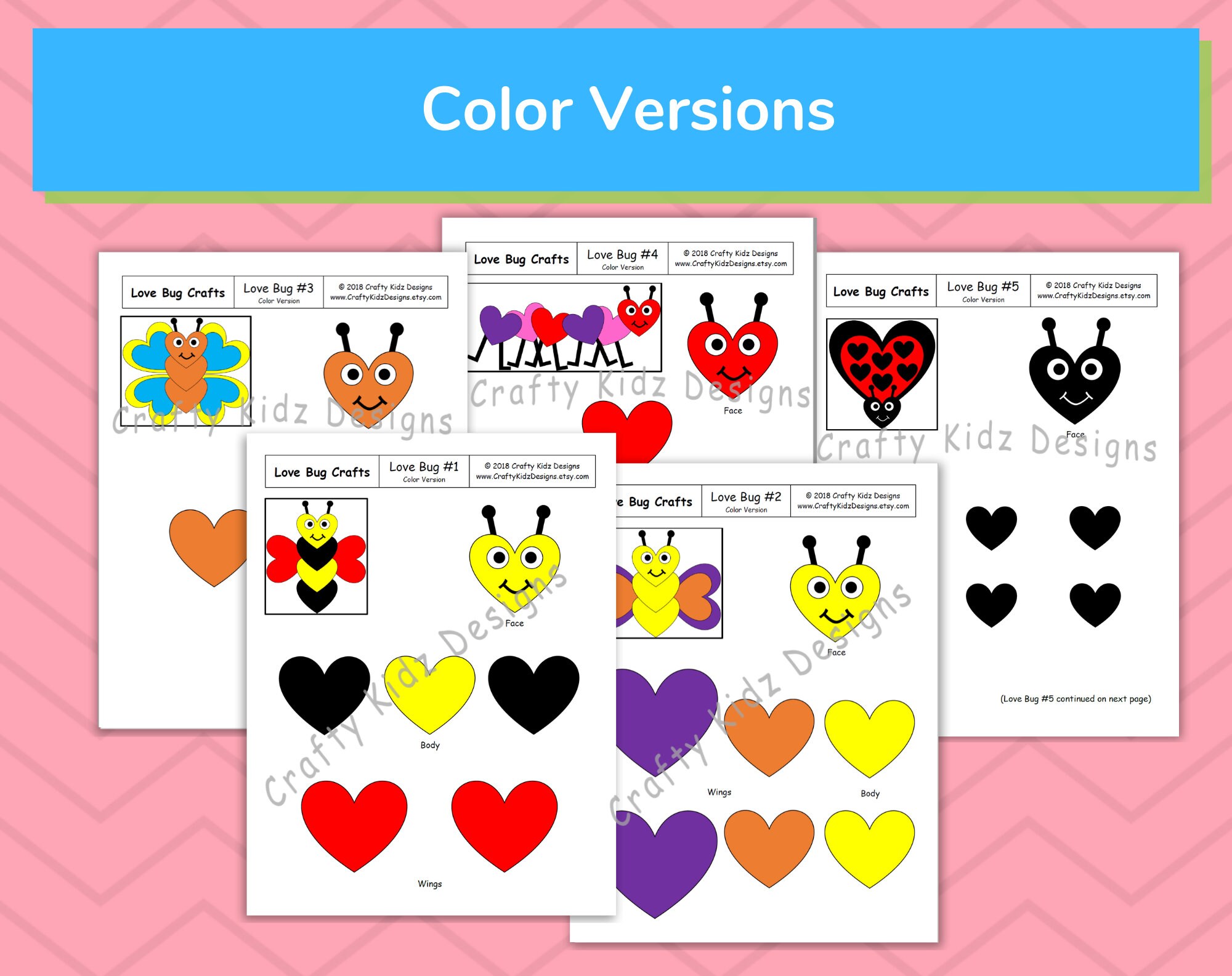 Love Bug Crafts for Kids, Fun Valentine's Day Craft, Perfect Crafts for ...