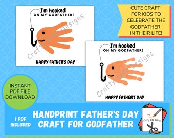 Father's Day Craft for Dad, I'm Hooked on You, Perfect Craft for ...