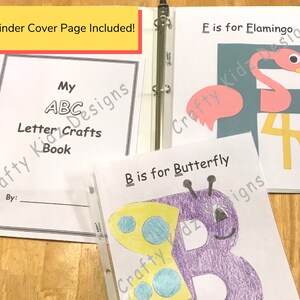 ABC Letter Crafts for Kids, Uppercase Letters, Perfect Crafts for ...