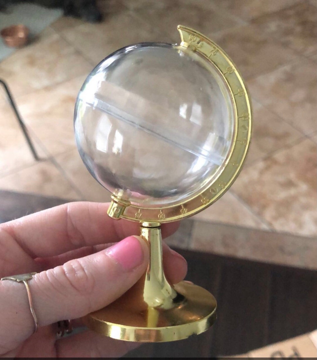 Mini Glitter Globe - Etsy