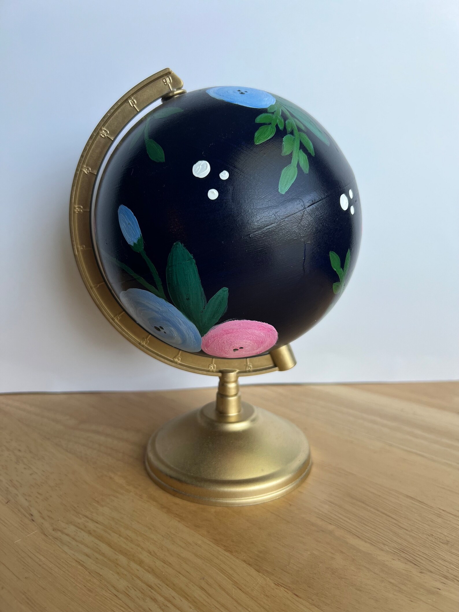 Hand Painted Globe || Custom Globe || Home Decor - Etsy
