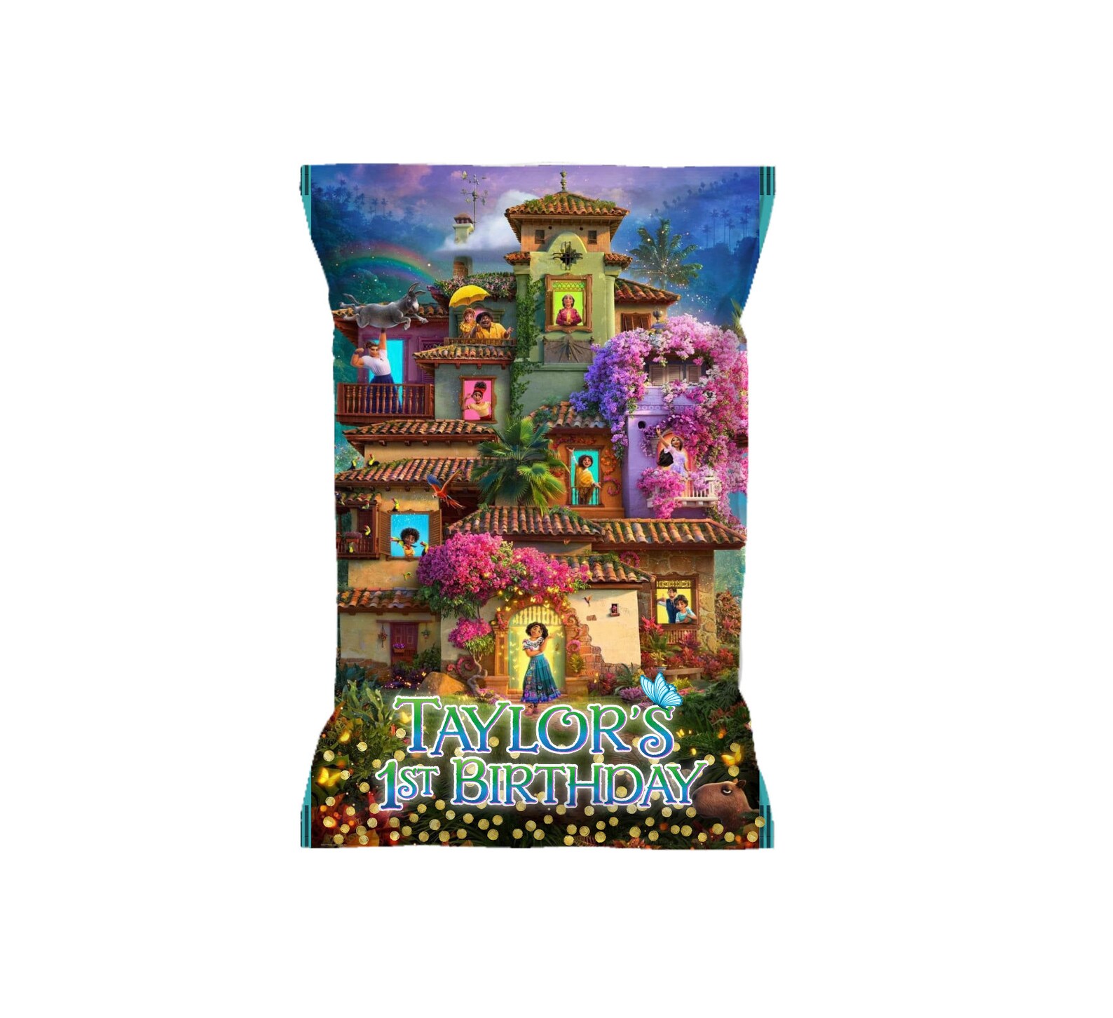 Encanto Mirabel Party Custom Chip Bags Snack Bags Pouches | Etsy