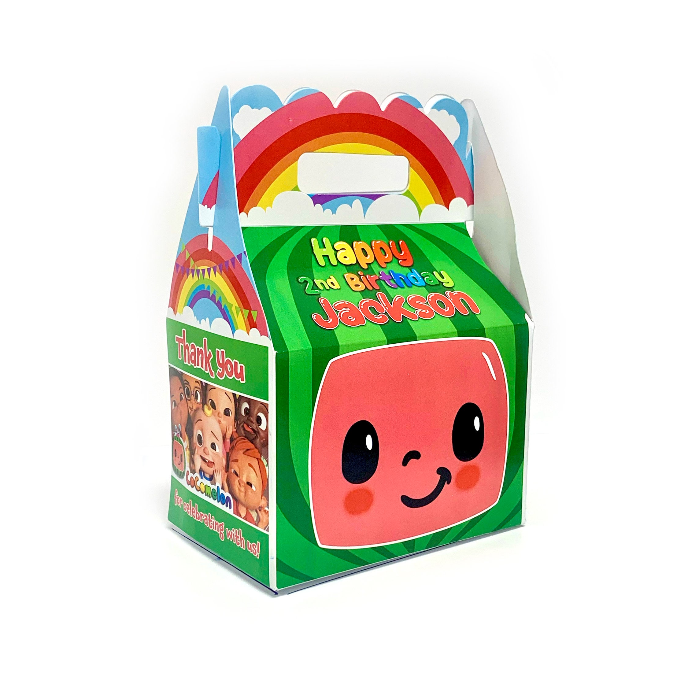 Party Supplies Cocomelon Themed Party Favor Boxes Favor Bags ...