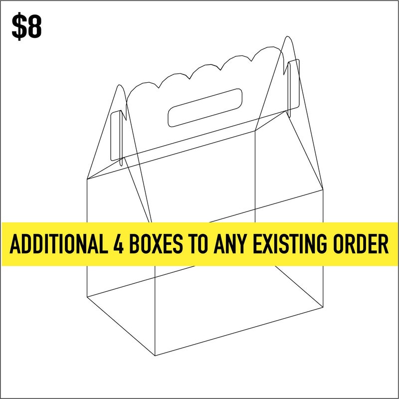 Wedding Clear Box Favour - Etsy