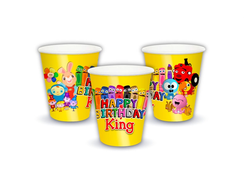 Babyfirst TV Birthday Party, Personalized Party Cups, Pack of 12 - Etsy