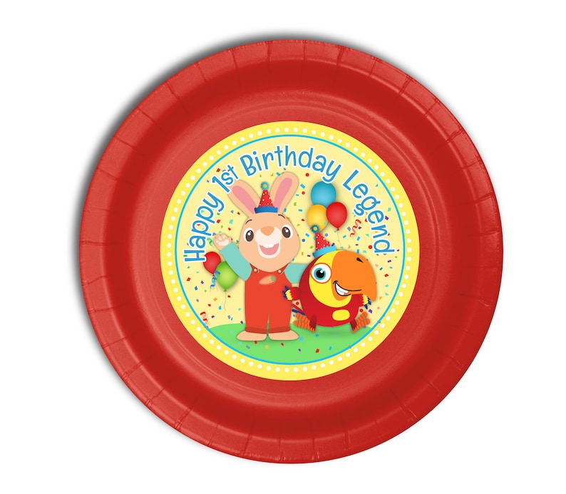 Babyfirst TV Harry Bunny & Vocabularry Birthday Party, Personalized ...