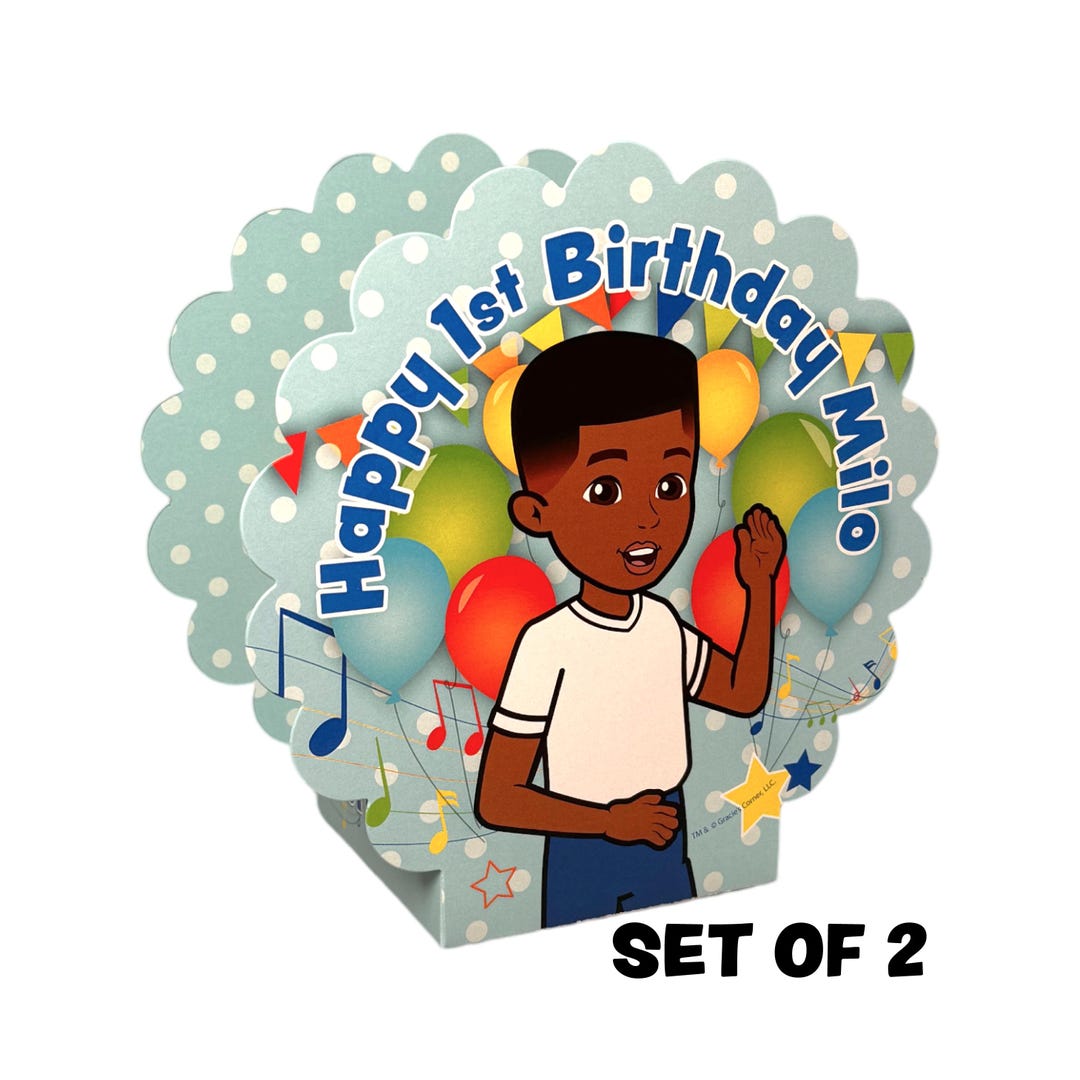 Gracie's Corner© BOY Birthday Personalized Table Centerpiece, SET of ...