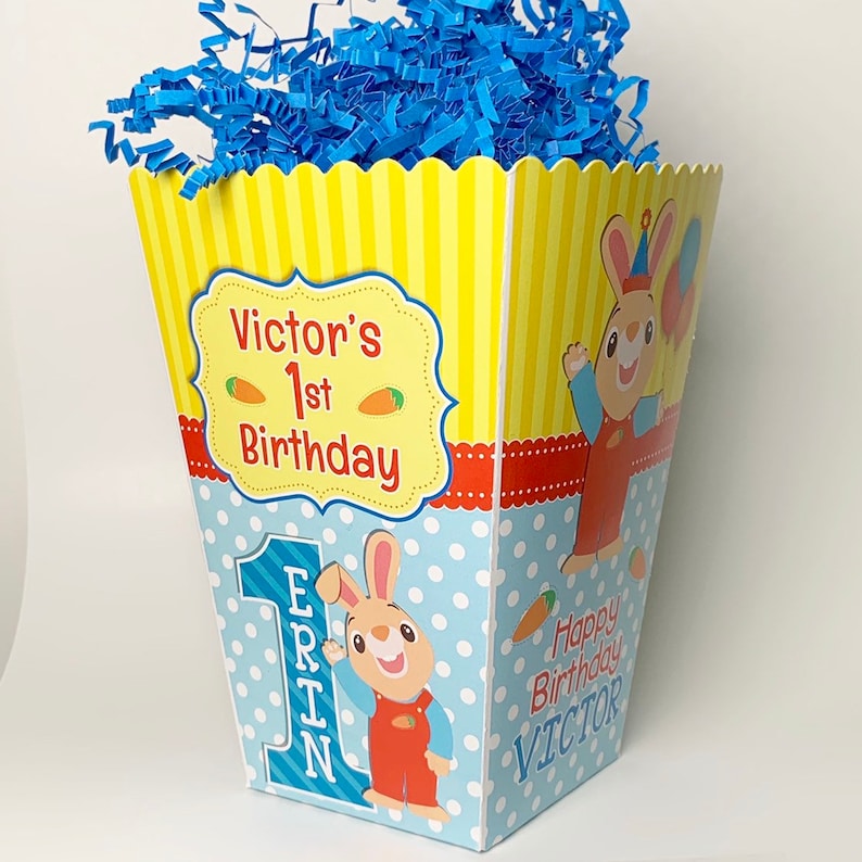 Harry the Bunny Babyfirst TV Birthday Party Personalized | Etsy