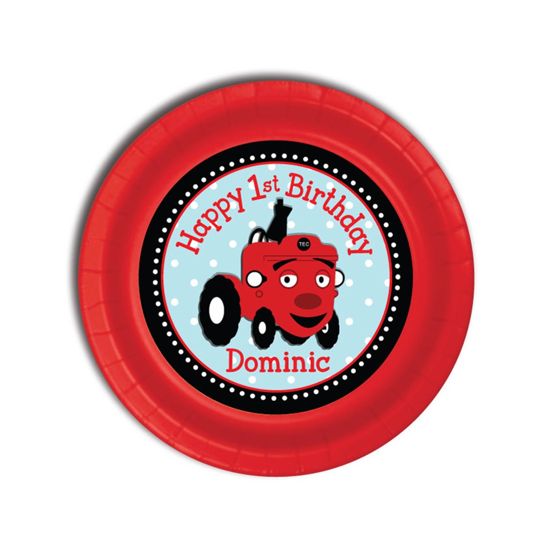 Tec the Tractor Babyfirst TV Birthday Party, Personalized Cake Dessert ...