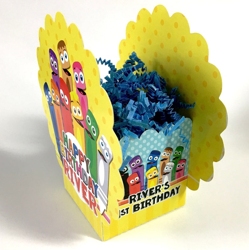 Color Crew Babyfirst TV Birthday Party Table Centerpieces SET - Etsy