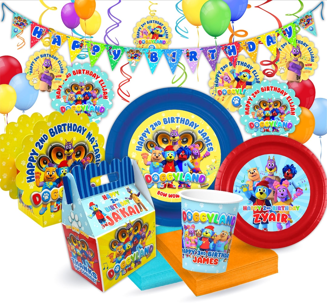 Doggyland ULTIMATE Party Bundle Package for 12 Guests, Officially ...