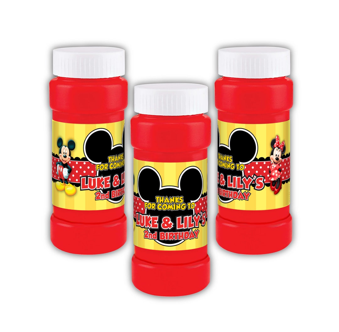 Mickey Mouse and Minnie Mouse Twins Boy-girl Combo Party, Bubbles Party ...