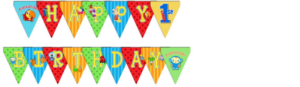 Babyfirst TV Favorites Baby's First Birthday Personalized | Etsy