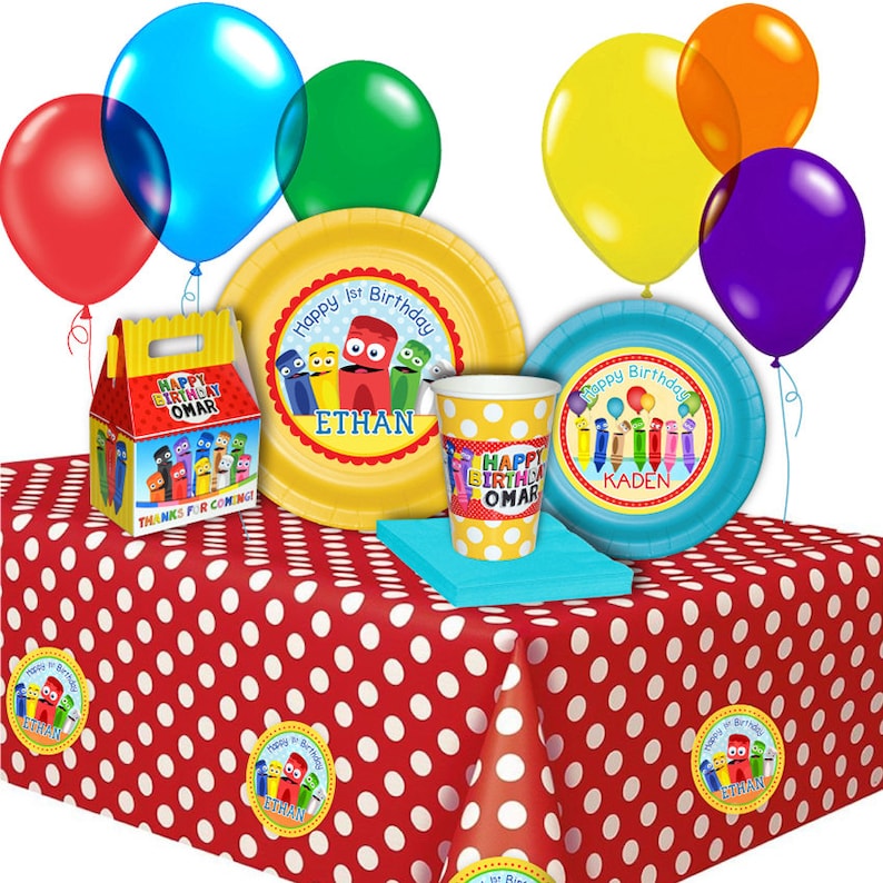 Color Crew Babyfirst TV Birthday Party Personalized Meal | Etsy