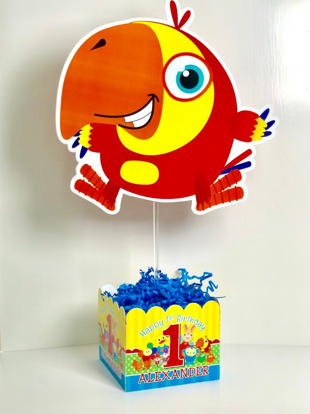 Vocabularry Babyfirsttv Birthday Personalized Table Centerpiece - Etsy