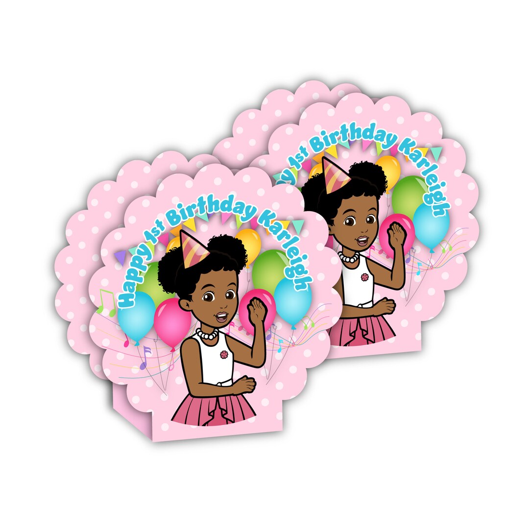 Gracie's Corner© Birthday Personalized Table Centerpiece, SET of TWO - Etsy