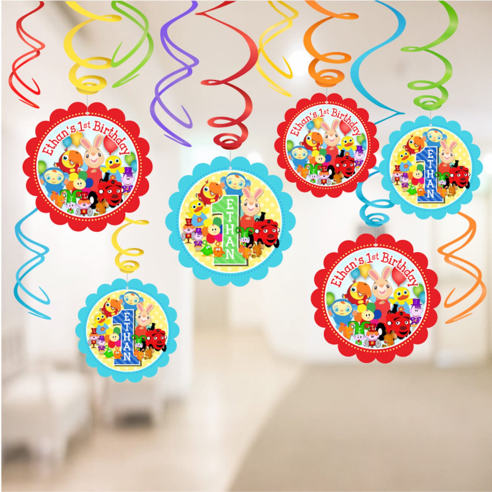 Babyfirsttv ULTIMATE Party Supplies Pack for 24 Guests - Etsy