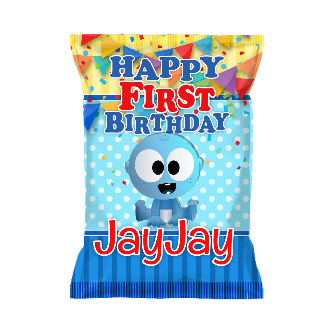 Googoo Babyfirst TV Pack of 12 Custom Chip Bags Snack Bags - Etsy