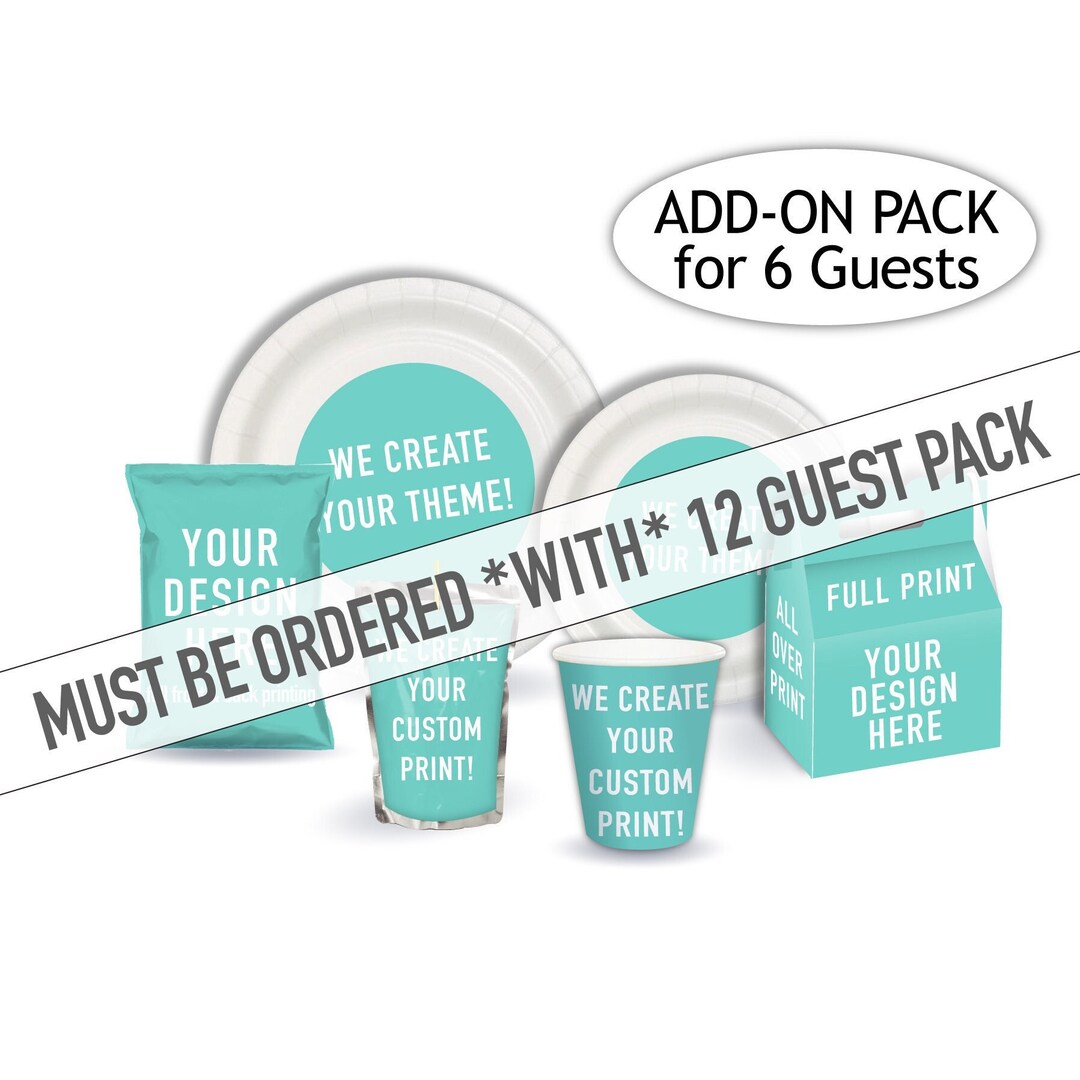 Add-on Supplies for Six More Guests to *deluxe* Party Pack - This Must ...