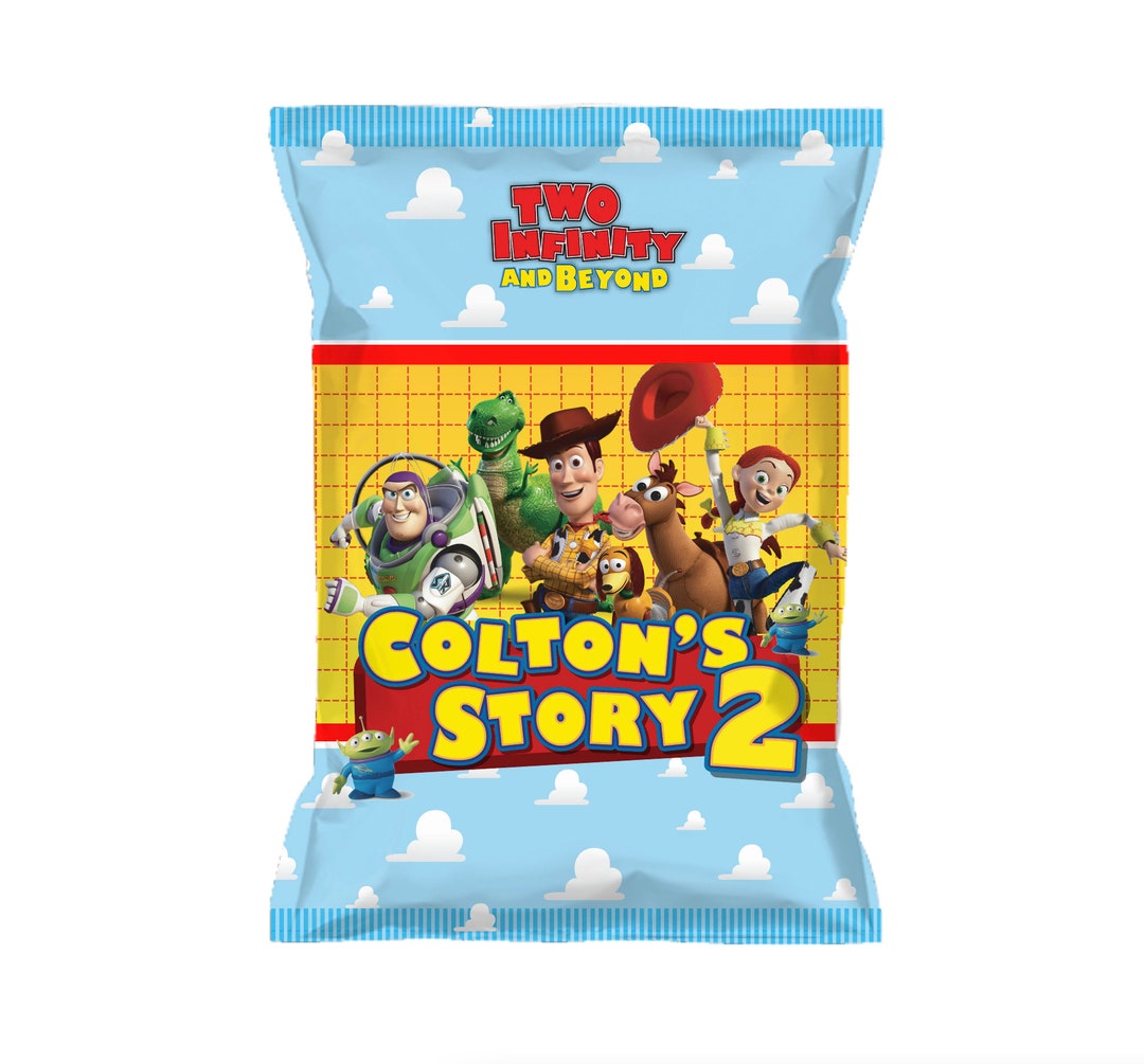 Toy Story 2 Party Chip Bags: Personalized Snack Pouches, Set of 12 - Etsy
