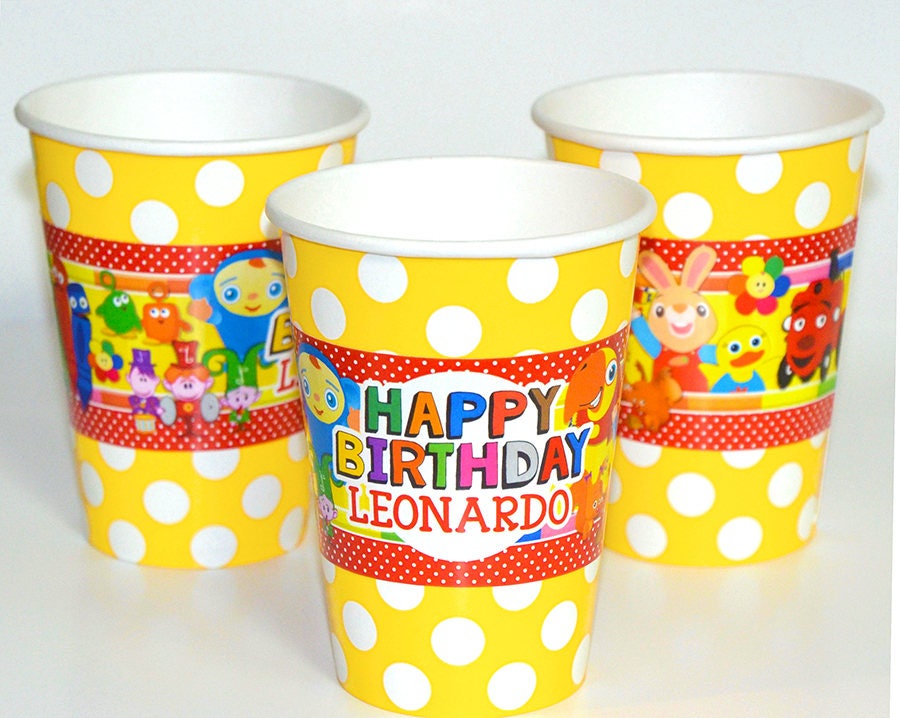 BabyFirst TV Birthday Party Personalized Party Cups pack of | Etsy