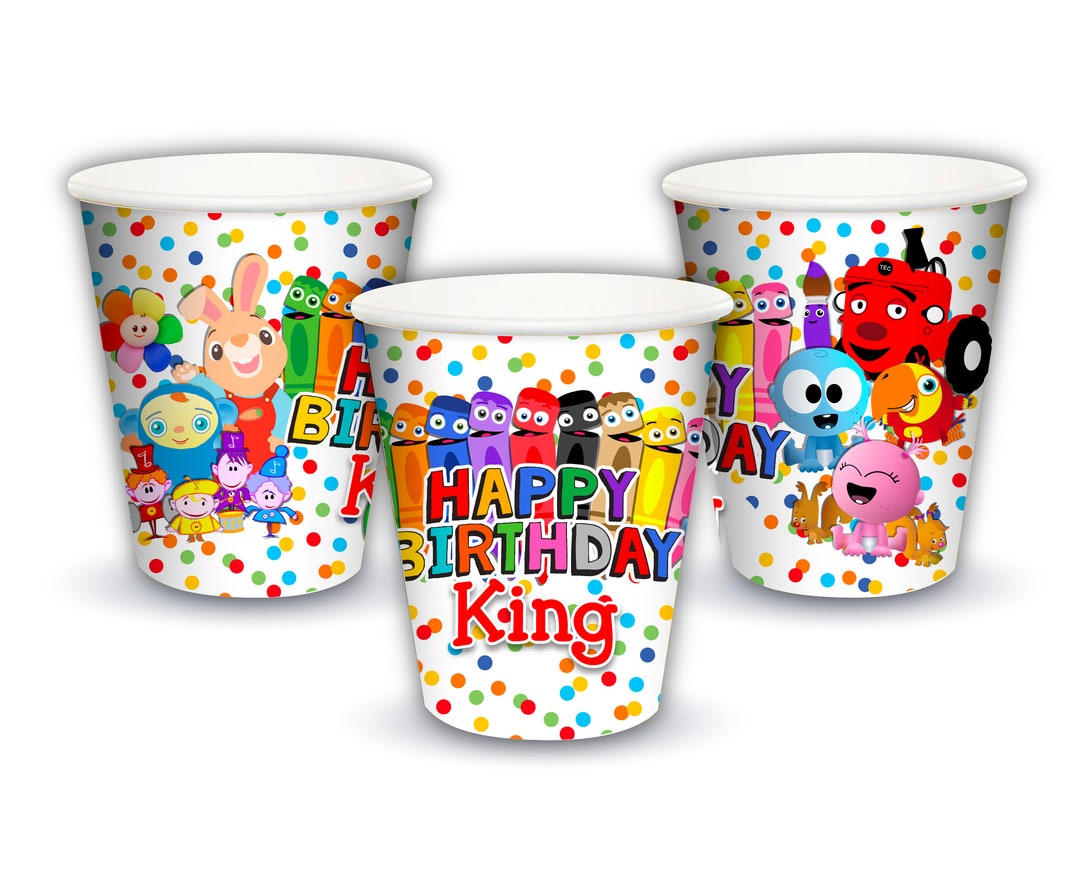 Babyfirst TV Birthday Party, Personalized Party Cups, Pack of 12 - Etsy