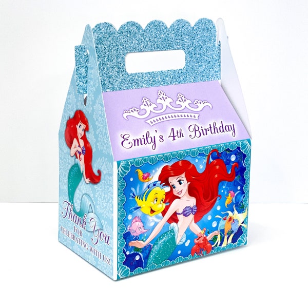 Mermaid Favor Box - Etsy
