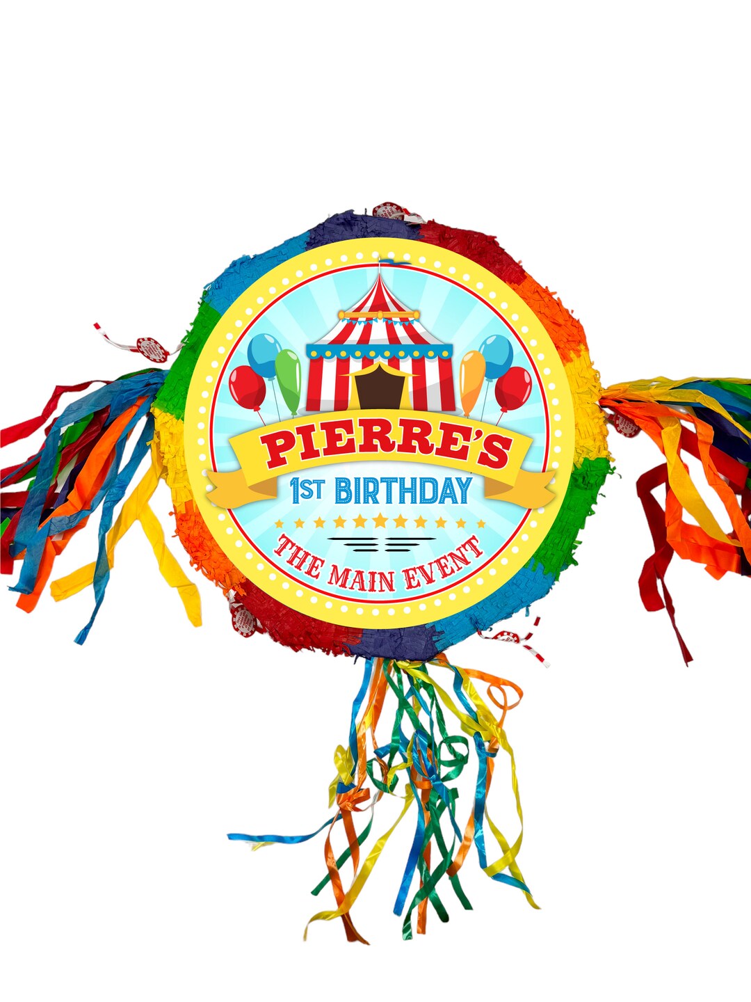 Circus Carnival Piñata, Personalized Custom Made for Boy or Girl - Etsy