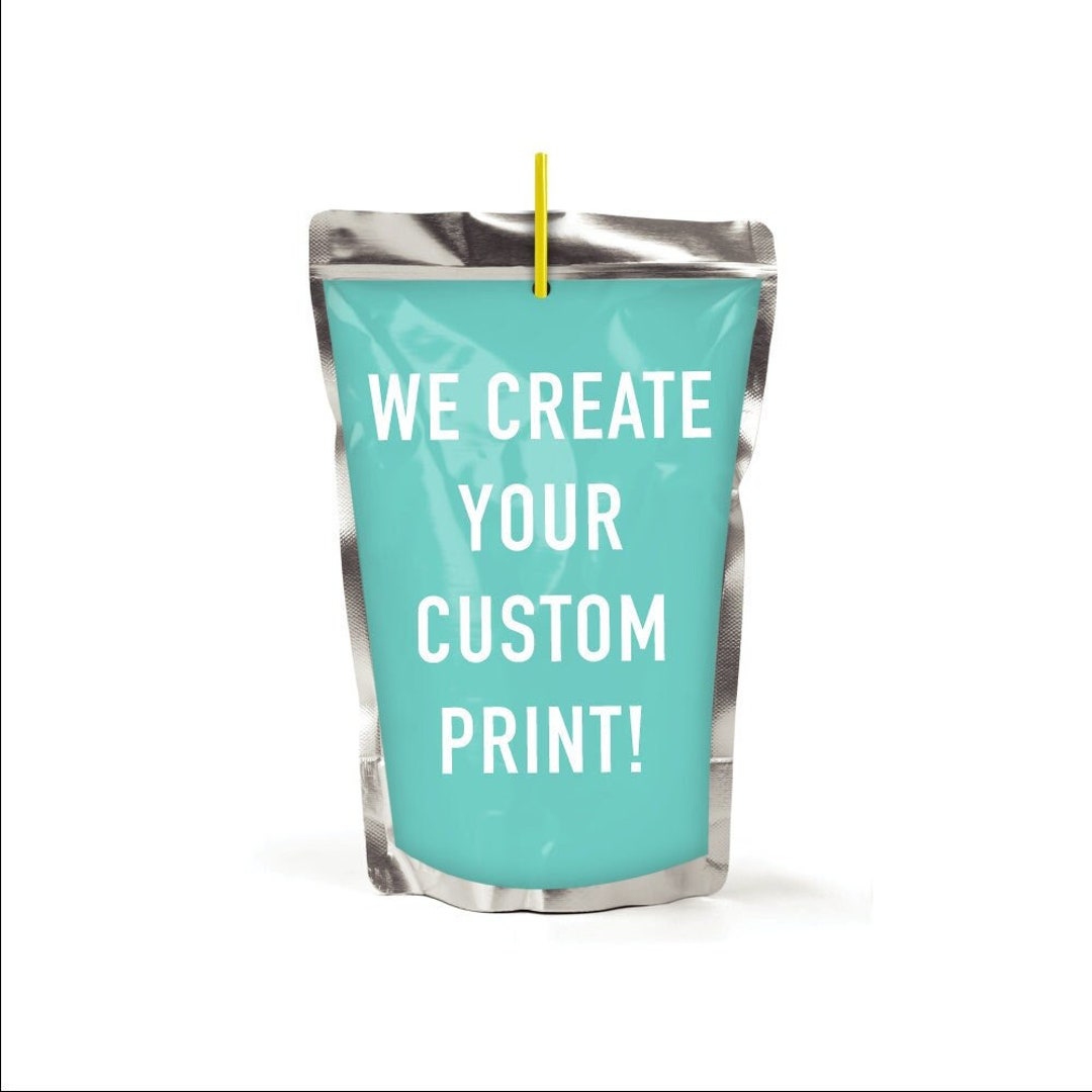 Custom Print Your Theme Custom Capri Sun Juice Pouch Labels, Set of 12 ...