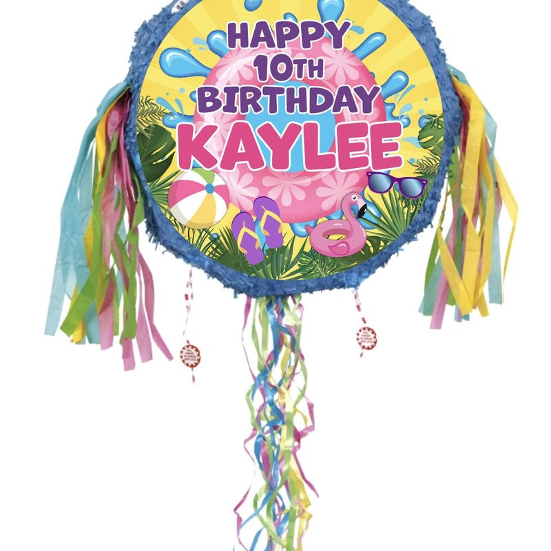 Summer Pool Party Pinata - Etsy