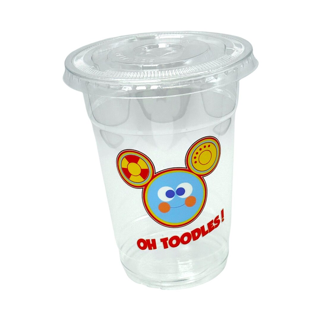 Choose Your Print, Clear Plastic Party Cups, 12 Count Custom Cups for ...