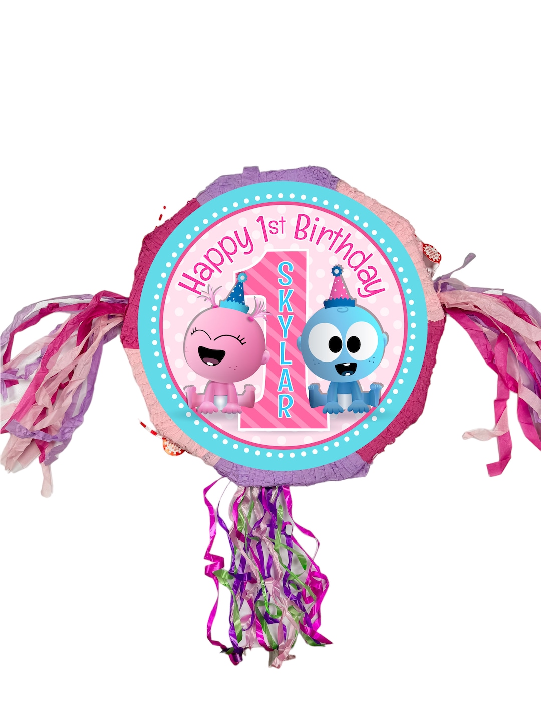 Googoo Gaagaa Piñata, Personalized Custom Made for Girl Birthday Party ...