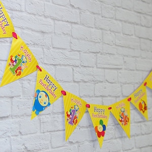 Babyfirst Tv Favorites Personalized High Chair Banner Decoration - Etsy