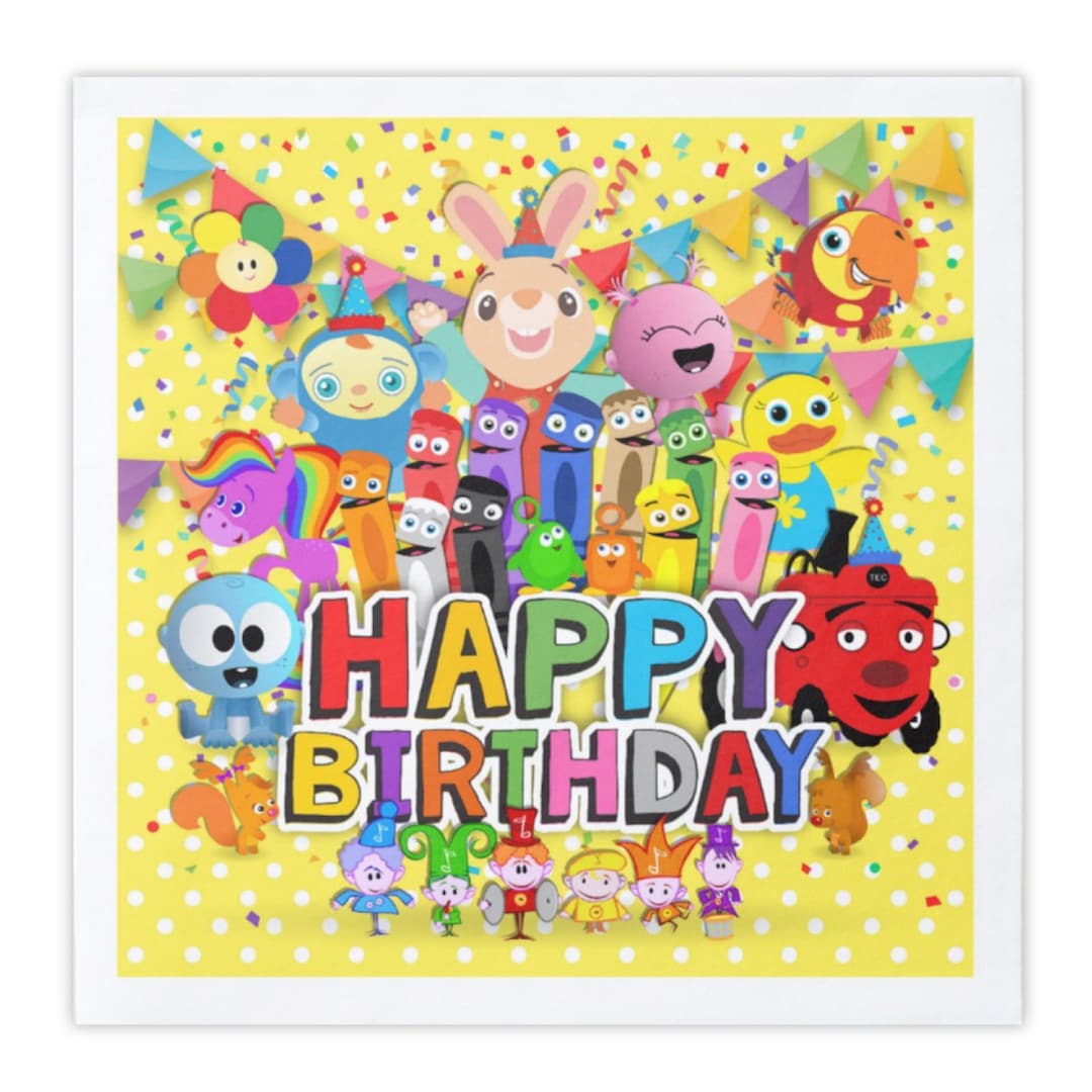 Babyfirst TV Birthday Party Napkins Pack of 25 - Etsy