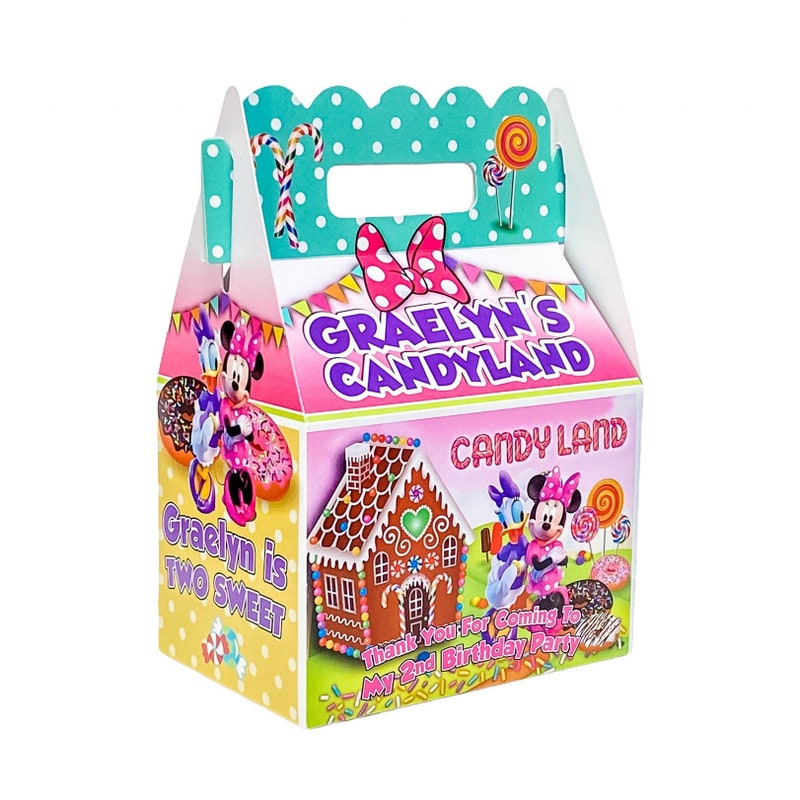 Minnie Mouse Candy Boxes - Etsy