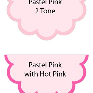 Custom Print, Your Theme Vinyl Floor-drop, SCALLOP CUT, Half Circle ...