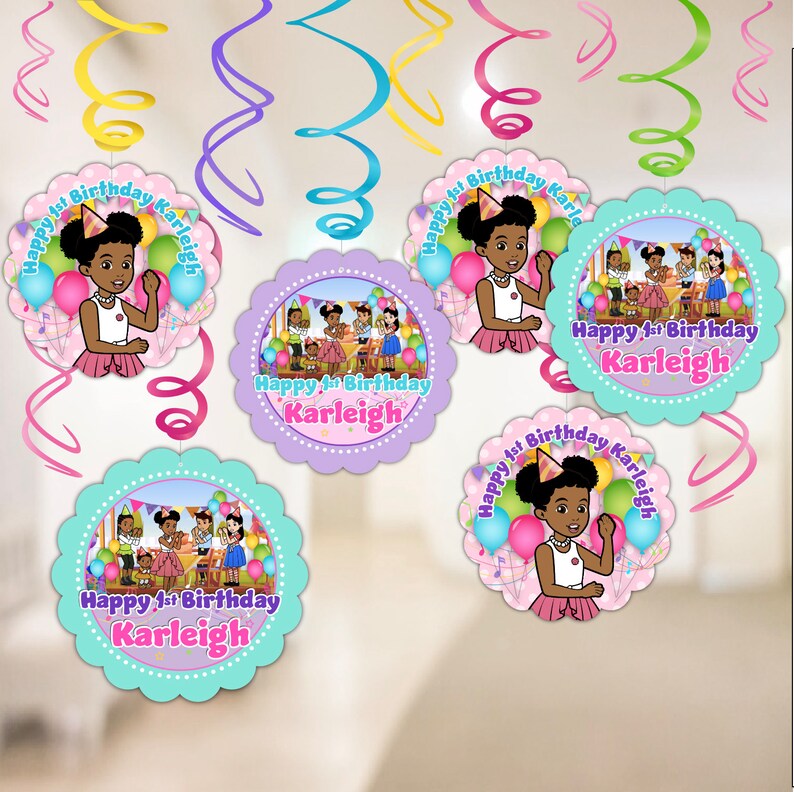 Gracie's Corner Party Decorations Personalized Dangler - Etsy