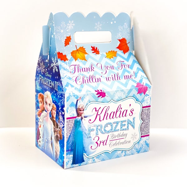 Frozen Favor Boxes - Etsy