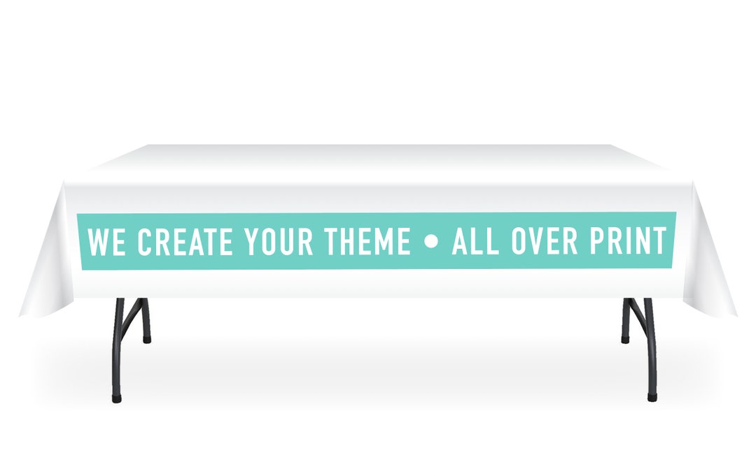 Your Theme Request PERSONALIZED Custom, HEAVY Vinyl Table Cover - Etsy