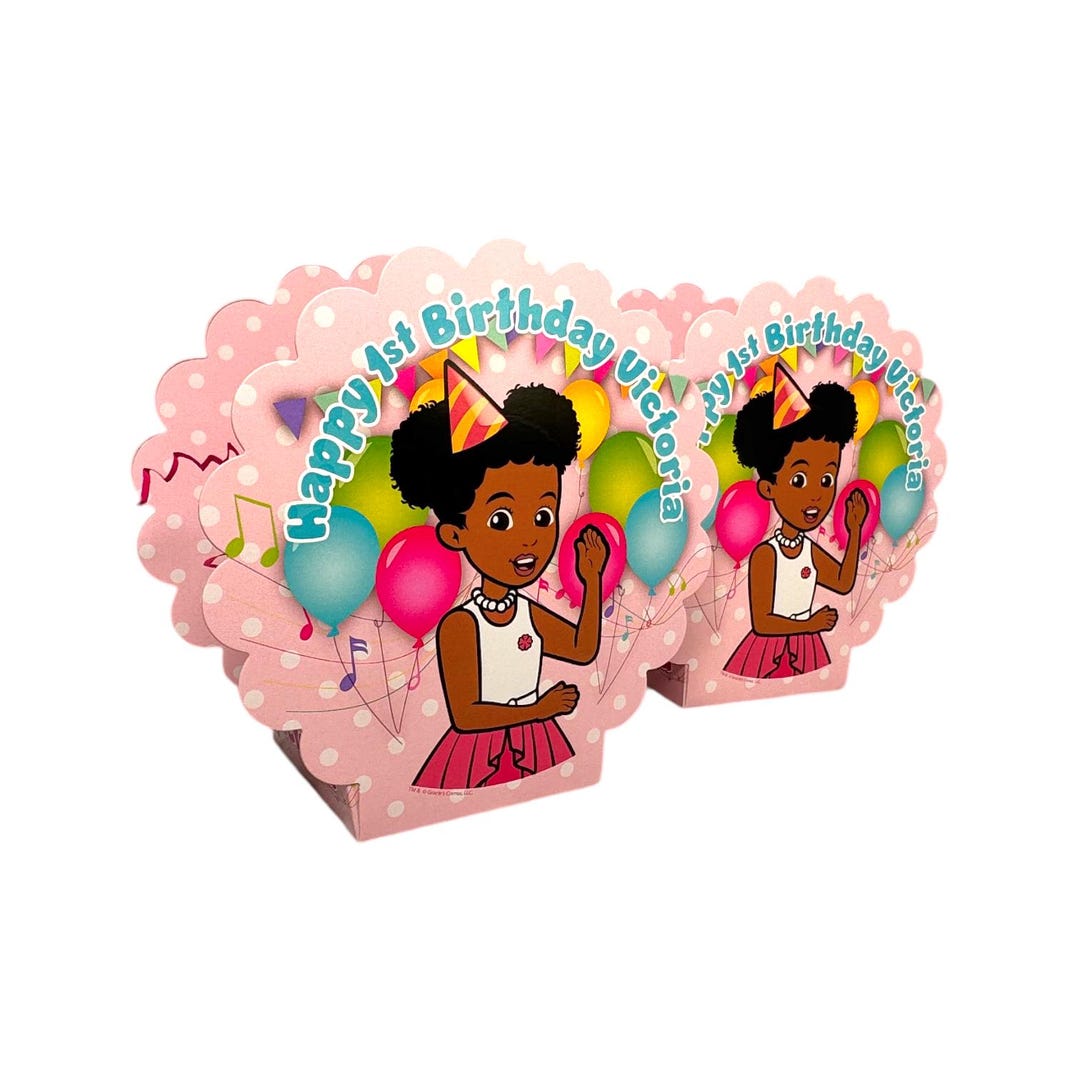 Gracie's Corner© Birthday Personalized Table Centerpiece, SET of TWO - Etsy