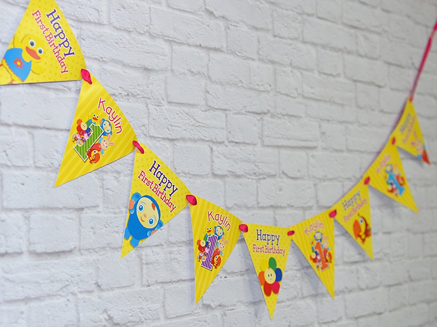 Babyfirst TV Favorites Personalized High Chair Banner | Etsy