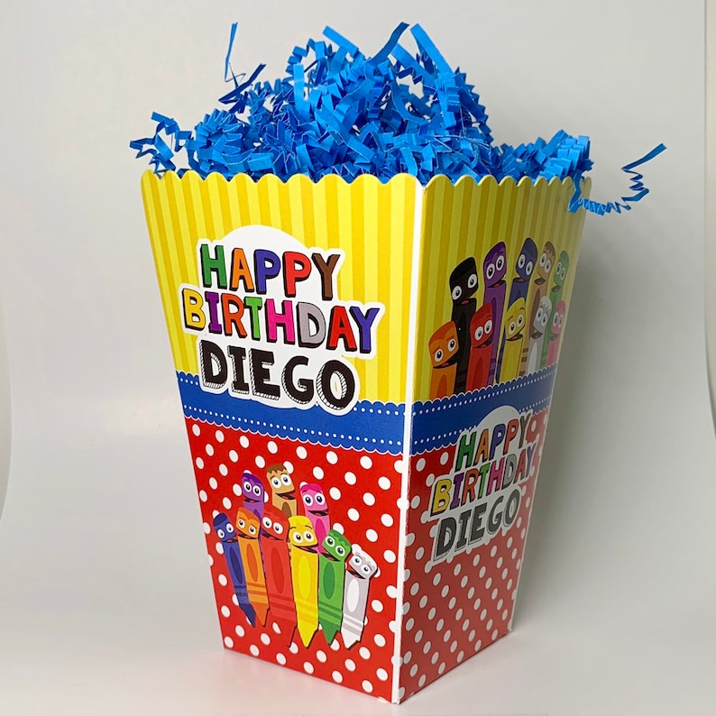 Color Crew Babyfirst TV Birthday Party Personalized Popcorn - Etsy