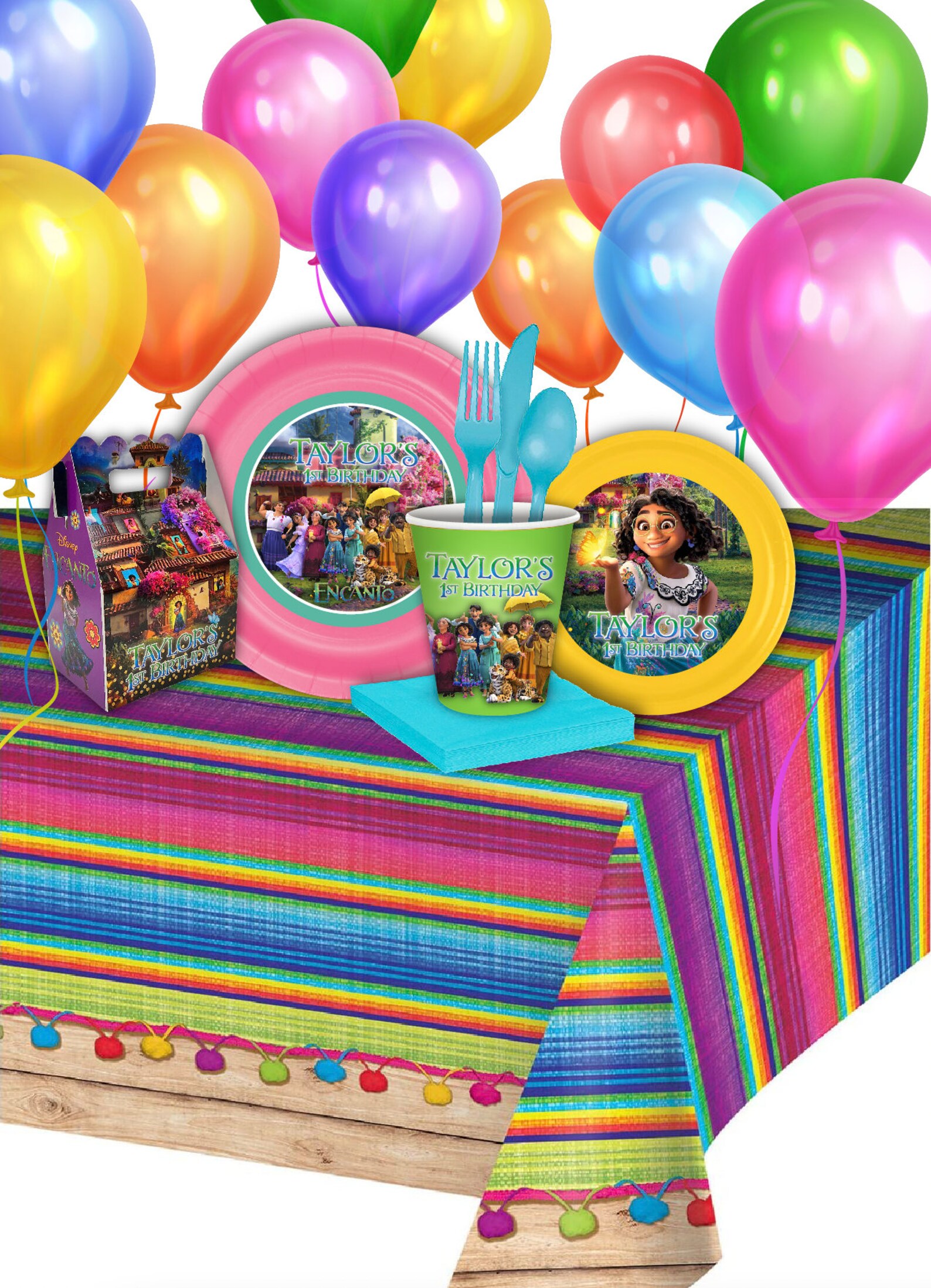 Encanto Mirabel Fiesta Basic Party Pack for 12 Guests - Etsy