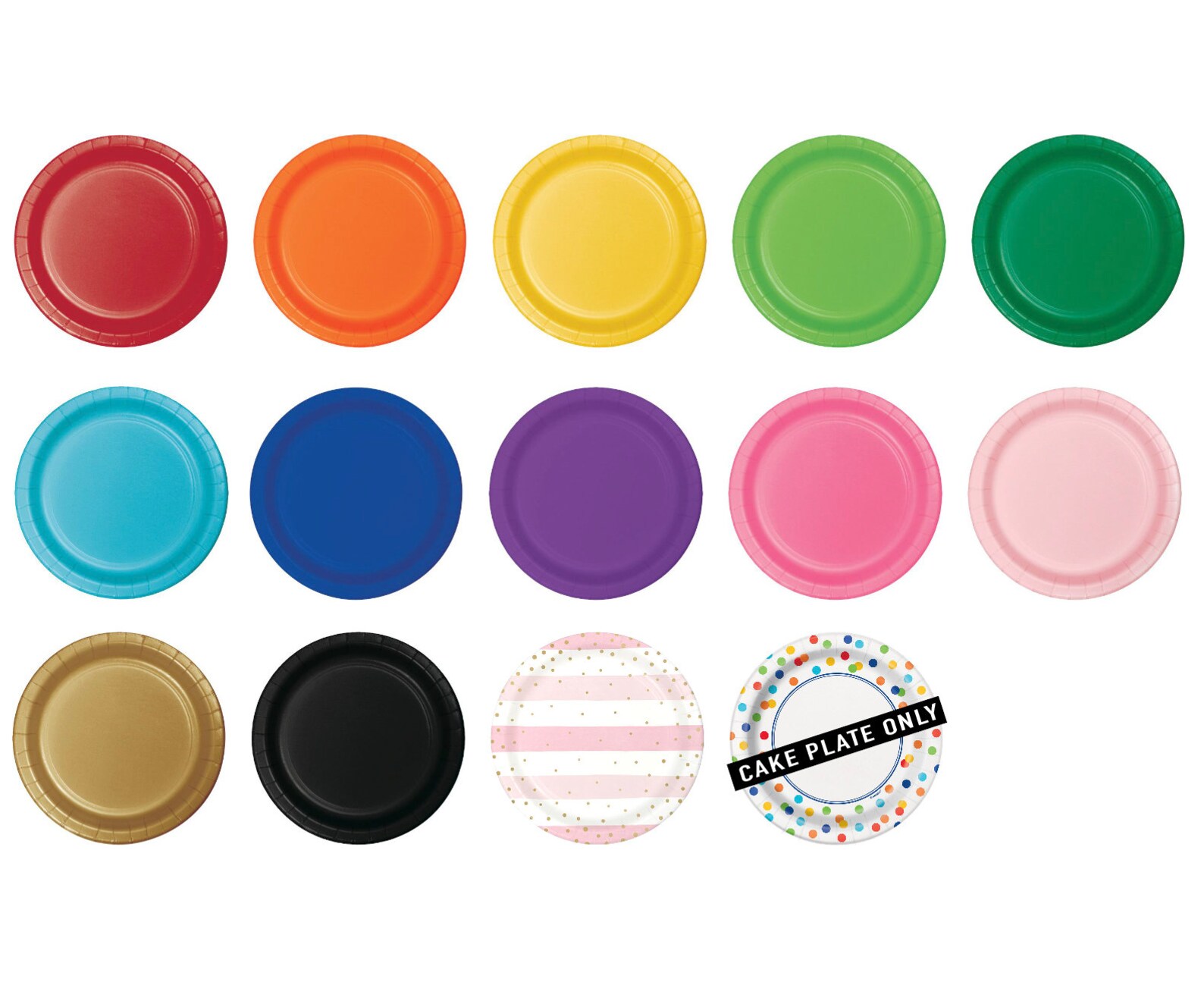 Pack of 12 Custom Cake Plates Your Party Theme Paper Plates - Etsy