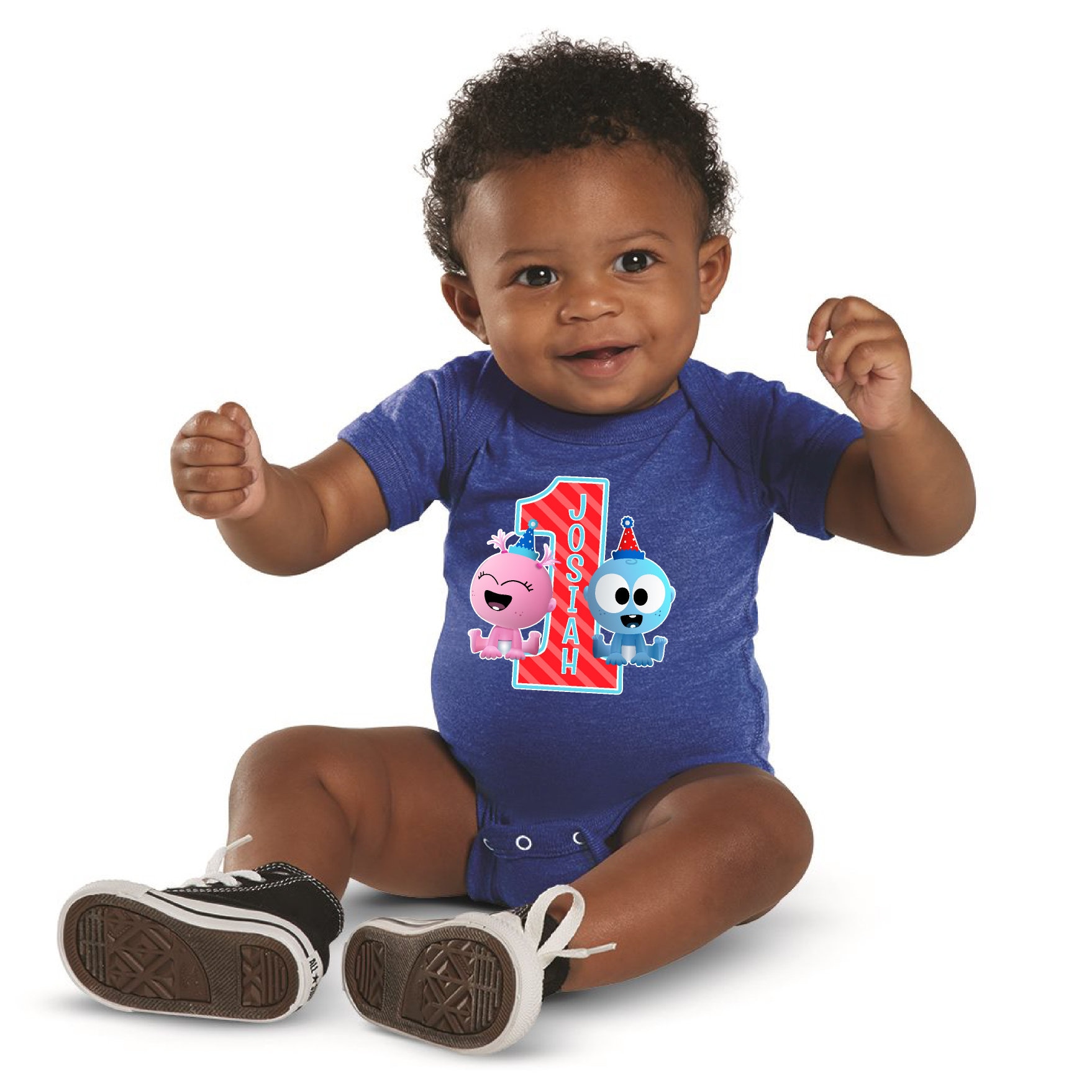 Goo Goo & Gaa Gaa Babyfirst TV 1st or 2nd Birthday Party Shirt | Etsy