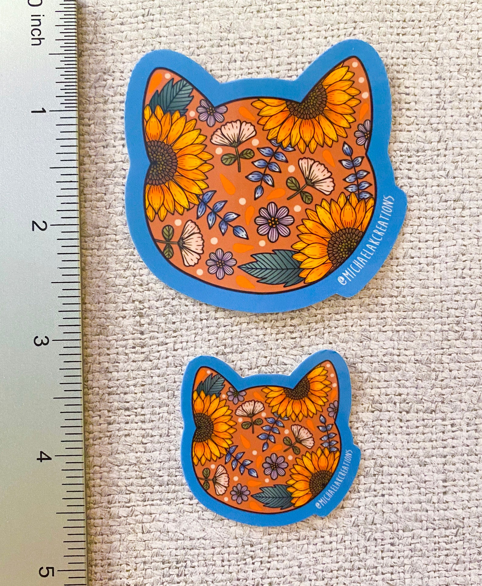 Orange Cat Sticker Cat Sticker Stickers Stickers for - Etsy