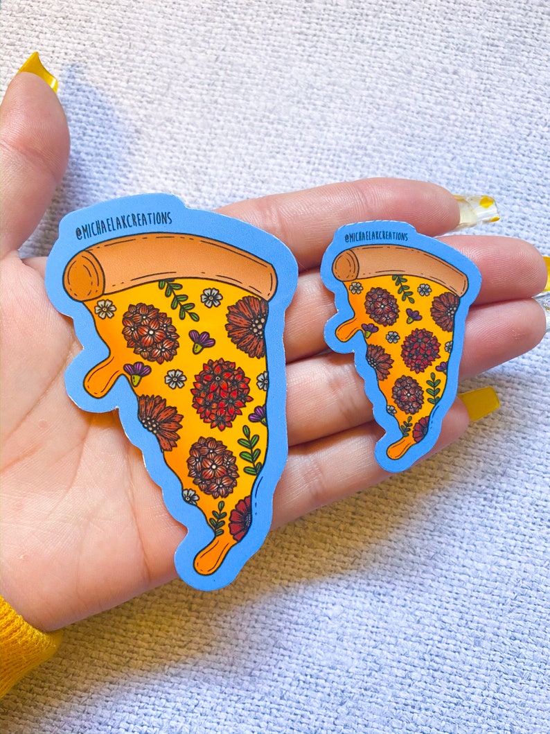Pizza Sticker Stickers for Hydroflask Laptop Stickers - Etsy
