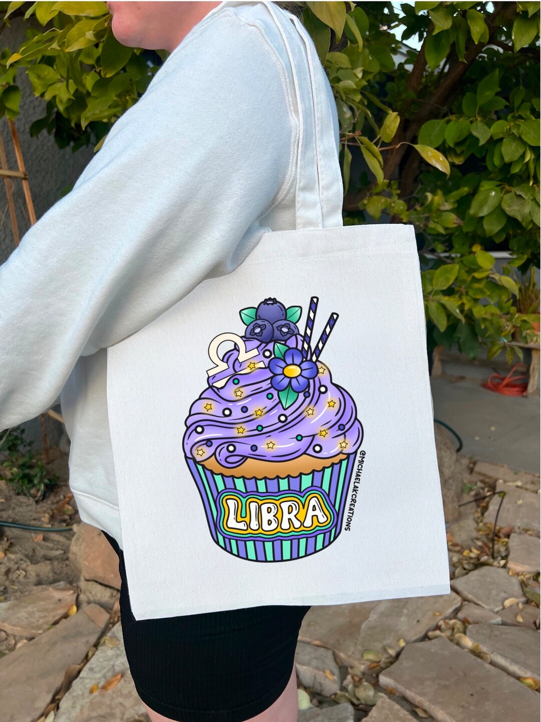 Zodiac Cupcake Tote Bag ,zodiac Gift ,zodiac Bag ,zodiac Accessories ...